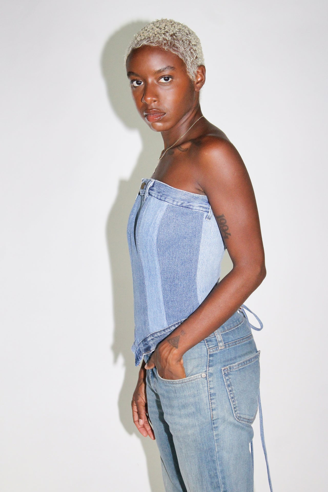 THE DENIM CORSET - Women's Tops - DENIMCRATIC